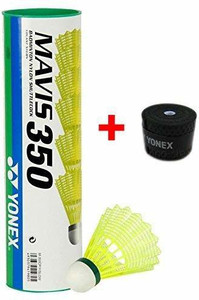 YONEX Mavis 350 (Green) and ET Grip (Black) Badminton Kit - Buy YONEX ...