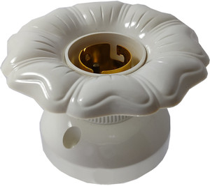 Hansh White Fancy Bulb holder for wall home Plastic Light Socket Price ...