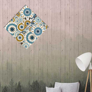 Craft Junction Modern Art Print Design Set of 4 6 MM MDF Set of 4 Self ...