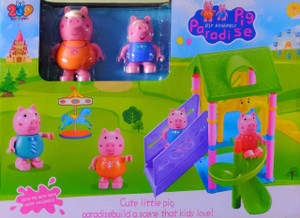 Gurbani Creations Peppa Pig Cute Little Pig Paradise a scene that kids ...
