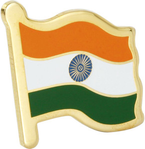 Almoda Creations Indian Flag Original Brass Lapel Pin | Brass Lapel Pin ...