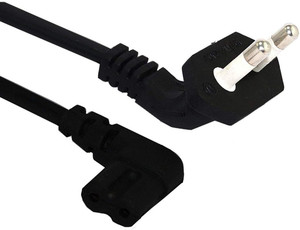 DHRUV-PRO Power Cord 1.8 m 2-Pin Universal AC Laptop Power Cable Cord ...