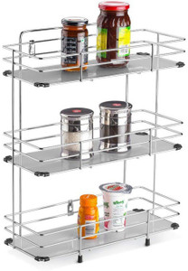 Kavid Cup Kitchen Rack Steel Stainless Steel Kitchen Stand Tripple ...