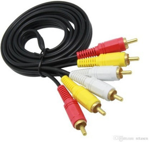 Gaur TV-out Cable 6 Pin AV Cable 1.5 meter - Gaur : Flipkart.com
