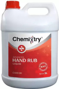 Chemixtry World 80% alcohol based Sanitizer Hand Rub Can Hand Rub Can ...