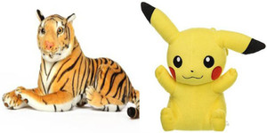 Gadget Mart Pikachu & Tiger soft toys 11.4 inch - 11.4 inch - Pikachu ...