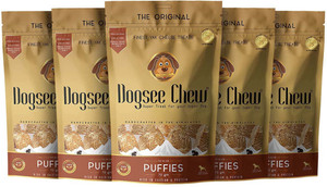 Dogsee Chew Puffies|100% Natural|Vegetarian Puffs for Dogs|Cheese Treat ...