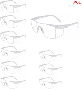 MGL 20201 pack of 10 FluFighter Eye Protective Goggles, Light weight ...