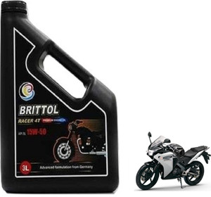 BRITTOL RACER 4T API SL 15W50 (CBR 150R) Synthetic Blend Engine Oil ...