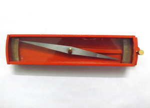 Antiquity TROUGH MAGNETIC COMPASS FULL BRASS WITH WOODEN CASE Drafting ...