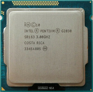 Intel Pentium Dual Core G2030 Processor 3 GHz LGA 1155 Socket 2 Cores ...