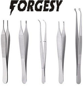 Forgesy surgical forcep set of 5 pcs. Utility Forceps Price in India ...