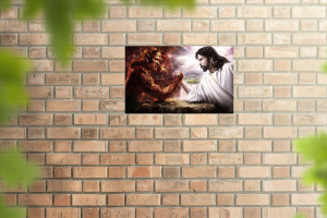 Christian Religious Poster|lord Jesus Verses Evil posters | Self ...