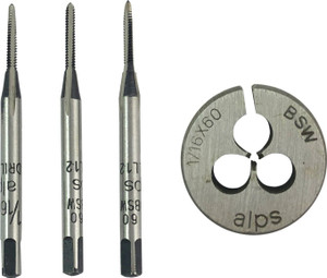 Scorpion Tap & Die Set BSW 1/16 inch High Quality Taps Screw - Tap ...