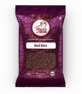 Farmers Grain Traditional Red Rice(1 kg) Red Boiled Rice (Medium Grain ...