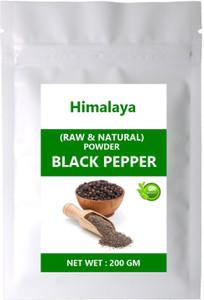 HIMALAYA NATURAL BLACK PEPPER POWDER ( Kali Mirch Powder ) ( 200 GM ...