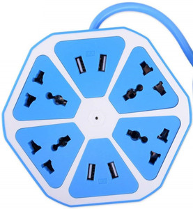 MUSTTALK USB Hexagon Socket Power Extension Lead W/Surge Protection ...