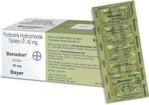 Benadon Vitamin B6 Tablets Price in India - Buy Benadon Vitamin B6 ...
