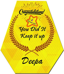Midas Craft Congratulations Deepa …. Gift Well Done Quote Greeting Card ...