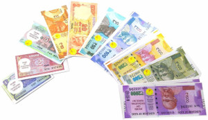 SpaceHaven Paper Dummy Indian Currency Notes - 300 Units, Each 30 Notes ...