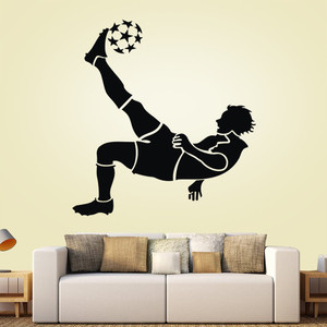 Morten Football player black wall decal and sticker Price in India ...