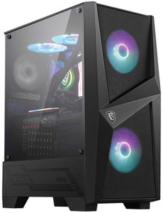 MSI MAG Forge 100R Addressable RGB Computer Gaming Cabinet/Case Support ...