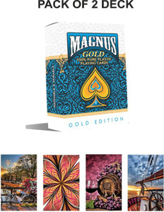 Magnus 100% Pure Plastic Playing Cards - 100% Pure Plastic Playing ...
