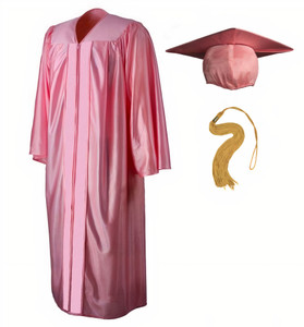 MeraConvocation Pink Shiny Convocation Gown and Cap Graduation Gown ...