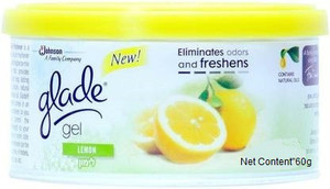 GLADE Lemon Gel Air Freshener Gel, Refreshes Home for Up to 45 Days ...