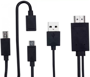 TohuBohu HDMI Cable 2 m MHL Cable for MHL Supports Devices Sync and ...