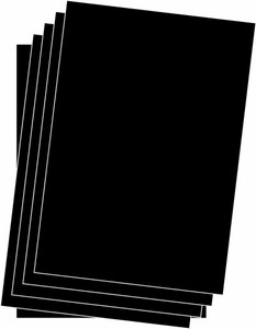 Flipkart.com | Lakeer A4 Black Color Paper/Sheet Pack of 100 Sheets ...