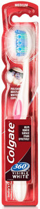 Colgate 360 Visible White Medium Toothbrush - Buy Baby Care Products in ...