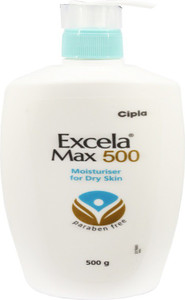 Cipla Excela Max Moisturiser For Dry and Itchy Skin 500ml - Price in ...
