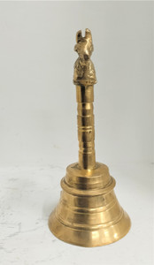 Harathi Brass Temple Bell Pooja Ganta for Home & Temple by HARATHI ...