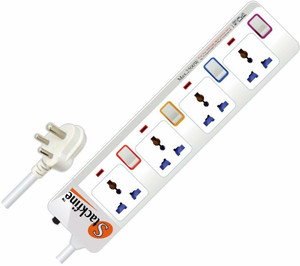 Stackfine 4 way 4 switch spike guard 4 Socket Extension Boards Price in ...