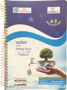 JairaJ Spiral Note Book A5 Diary Rulled 160 Pages Price in India - Buy ...