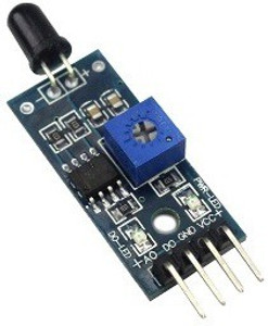 EMERGING TECHNOLOGIES LM393 4 Pin IR Flame Detection Sensor Module Fire ...