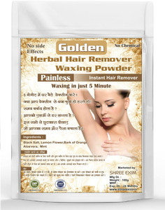 Golden Instant Hair Remover Herbal Waxing Powder (Painless) Wax - Price ...