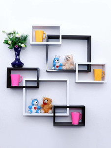 INDIAN DECOR SZY ATTACH MULTICOLOUR RACKS WITH DIFFERENT SIZE SHELF ...
