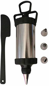 Aarjay Stainless Steel Cake Decorating Icing Gun Kitchen Tool Set Price ...