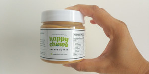 happy chews Protein spread peanut butter Crunchy(450g) Peanut Butter 0. ...