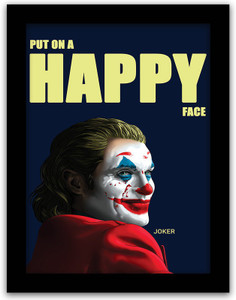 Joker Movie Poster with Frame - Joker Framed Posters for Home and ...