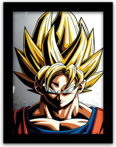 Goku Poster with Frame for Room - Goku Framed Posters for Home and ...