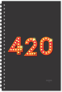 ESCAPER Number 420 - Numeric Diary (Ruled - A5 Size - 8.5 x 5.5 inches ...