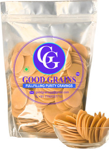 good grains Ready to Fry Dry Instant Pani Puri (500gms) Fryums Papad ...