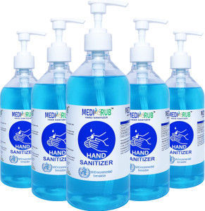 Medismith Pharma Lab Sanitizer Pump (Pack of 5) Hand Sanitizer Pump ...