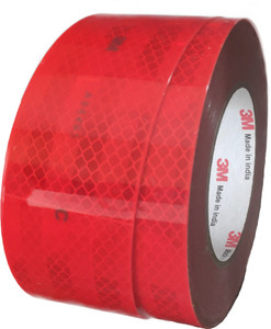 3M High Intensity Reflective 50.8 mm x 15.24 m Red Reflective Tape ...