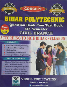 Bihar Polytechnic Sem 4 CIVIL BRANCH Question Bank Cum Text Book: Buy ...