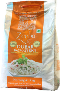 Zeeba Dubar Basmati Rice (Medium Grain, Steam) Price in India - Buy ...