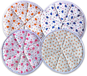Ginima Printed Roti Cover Set of 4 Printed Roti Round Disk Cover Price ...